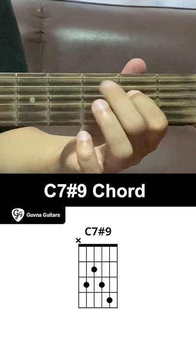 How To Play The C7 9 Chord On Guitar Guvna Guitars Youtube