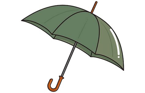 Umbrella Ilustración vectorial plana Icono de paraguas de dibujos