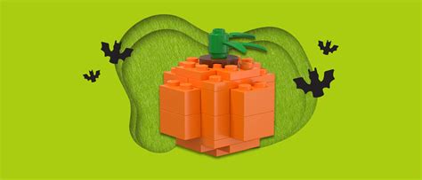 Build A Lego® Pumpkin For Halloween For Families