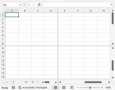 How To Split Screen In Excel Vertically And Horizontally