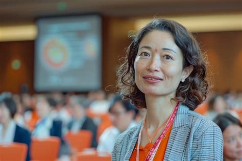 Premium Photo Confident Professional Woman Attending Business