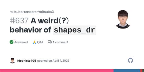 A Weird Behavior Of `shapesdr` · Mitsuba Renderer Mitsuba3
