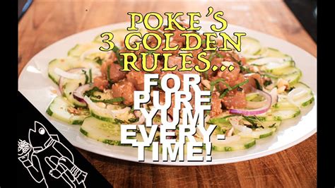 Rules For Making Yummy Poke Every Time WITHOUT A RECIPE YouTube