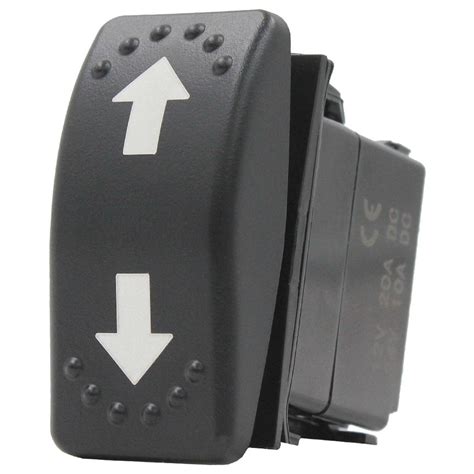 Switch Boss Dual White Led Laser Etched Rocker Switch Arrows