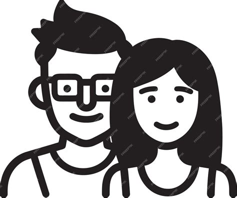 Emotional Dynamics Vibrant Couple Vector Art Premium Ai Generated Vector