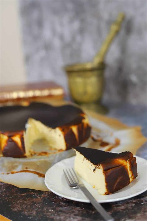Keto Basque Burnt Cheesecake Dessert