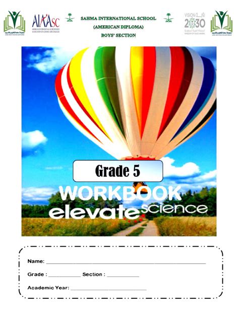 Grade 5 Elevate Science Workbook Pdf Planets Solar System
