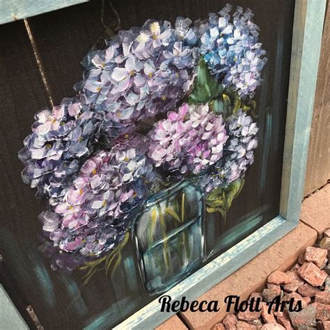Gramma Patty Hydrangeas Hydrangeasmason Jar And Hydrangeas Original