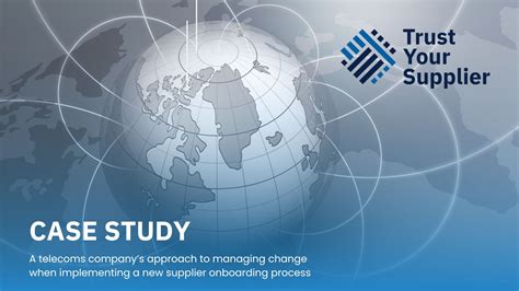 TYS Implementation Case Study Trust Your Supplier