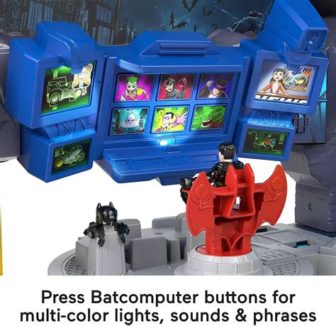 Fisher Price Dc Super Friends Imaginext Super Surround Batcave Playset