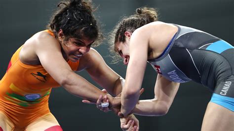 Asian Woman Wrestling