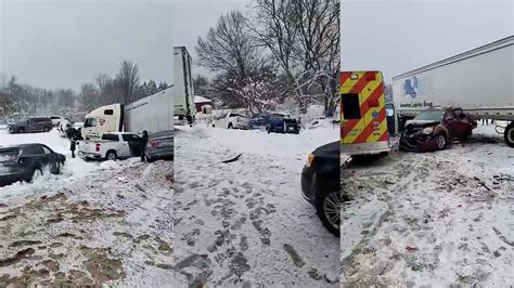20 Car Pileup On Us 131 Causes Traffic Headaches