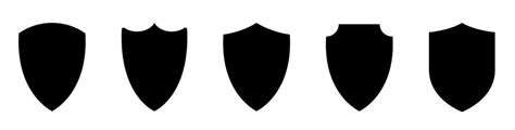 Shield Shapes Vector Shield Shape Outline Vector Svg Icon Svg Repo