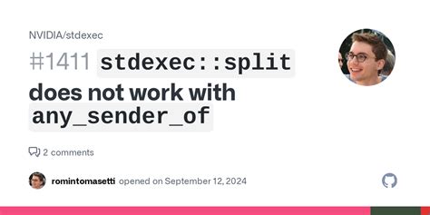 `stdexecsplit` Does Not Work With `anysenderof` · Issue 1411