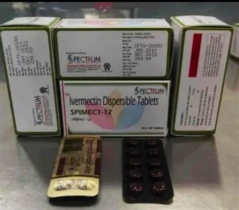 Spectrum Ivermectin 12 Mg Tablet At ₹ 65 Stripe In Lucknow Id 23402073291