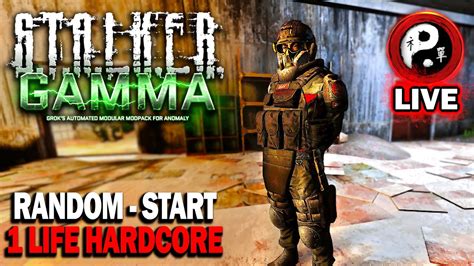 🔴 Live — Stalker Gamma ☢️ 1 Life Random Start ☢️ We Got Basic Tools