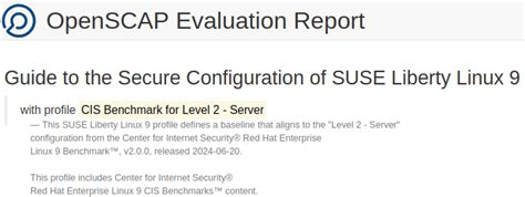 Smls Running Openscap Compliance Scans For Suse Multi Linux Support 9