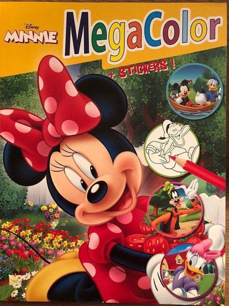 Disney Megacolor Kleurboek Minnie Met Stickers Vol Met Donald Familie Knutselspeelgoed Kopen