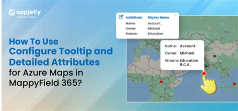 how to configure tooltip and detailed attributes for azure maps in