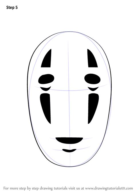 How To Draw No Face From Spirited Away Spirited Away Step By Step DrawingTutorials
