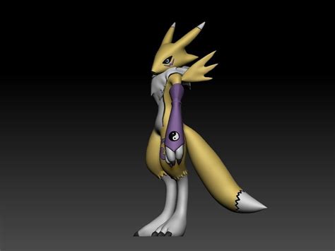 Renamon Entire Evolution Pack 3d Model 3d Printable Cgtrader