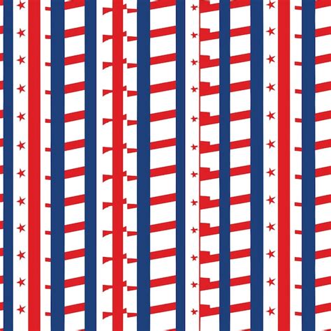 Premium Vector Seamless Colorful Usa Pattern United States Of Americas Design