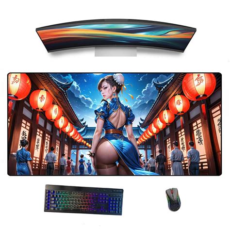 Big Gaming Xxl Mouse Pad Desk Mat Mousepad Anime Girl Ass Tits Booty