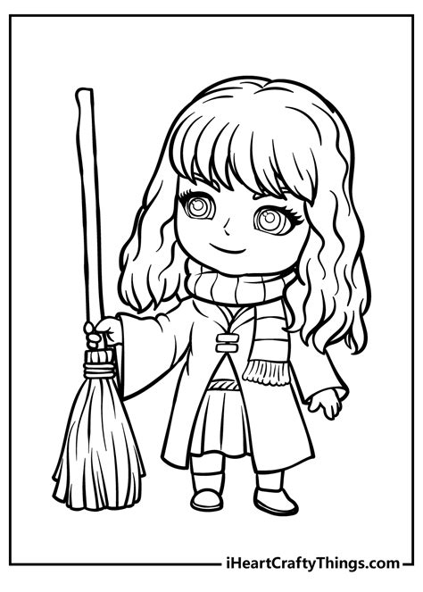 Harry Potter Coloring Pages Hermione