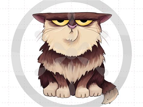 Imágenes prediseñadas de gatos sin impresionar ilustración PNG de alta