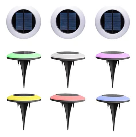 Colorida Luz Solar De Jardn Luces Led Impermeables De Encen Envío gratis