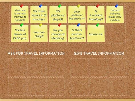 Basic 4 Unit 10 10c Ask For And Giving Travel Information Group