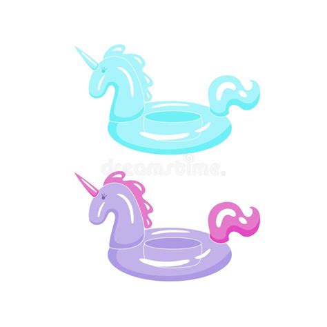 Unicorn Pool Float Stock Vector Illustration Of Party 117944123