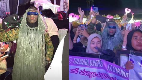 Unik Dan Nyentrik Cosplay Hantu Rimba Fans Nabila Taqiyyah Bikin Heboh Konser Ruang Bermusik
