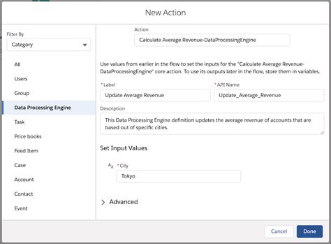 Run A Data Processing Engine Definition In Flows