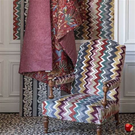 Jacquard Velvet Upholstery And Django Thevenon Seat