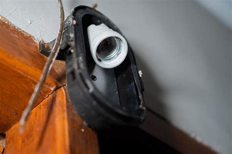 Premium Photo Empty Light Bulb Socket In Black Fixture