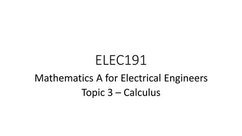 SOLUTION Lecture Cast 4 Slides Differentiation Of Exponentials Studypool