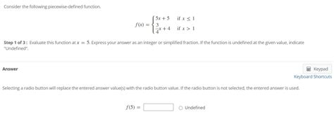 Solved Consider The Following Piecewise Defined Chegg