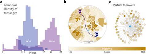 Combination Of Spatial Temporal And Social Network Data Of Geolocated