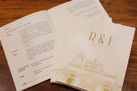 Customized Wedding Missalette For The Shin And Co Print