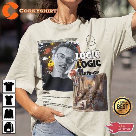 Logic Vintage Style Inspired Rapper Tee Shirt Corkyshirt