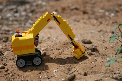 Lego Moc Excavator Wheeled By Legoori Rebrickable Build With Lego