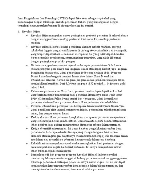 Ilmu Pengetahuan Dan Teknologi Sejin Pdf