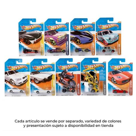 Carrito Hot Wheels Básico Varios Modelos 1 pza Walmart