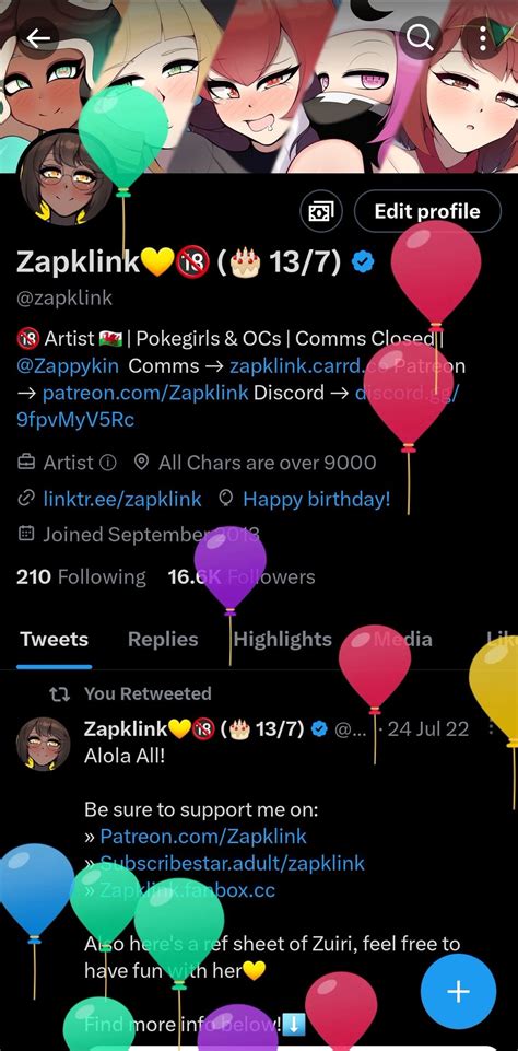 Zapklink On Twitter Ballooonsssss Https T Co U Ci Sb Twitter