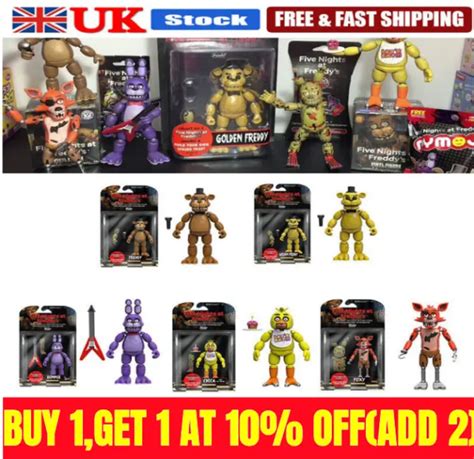 Funko~ Five Nights At Freddys Fnaf Golden Freddy Foxy The Pirate