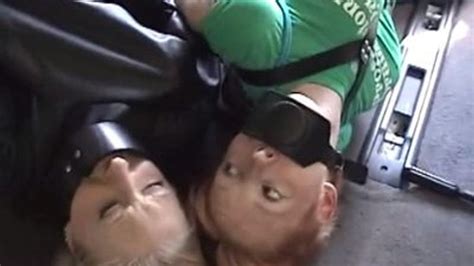 Gina Rae Michaels Bondage Akira Straight Jacket Tricked