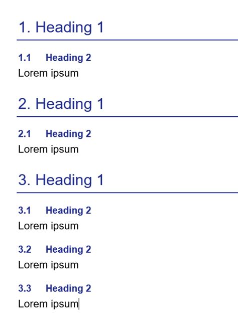 numbering in header styles microsoft community hub