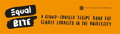 Equal Bite A Recipe Book For Gender Equality In Higher Education