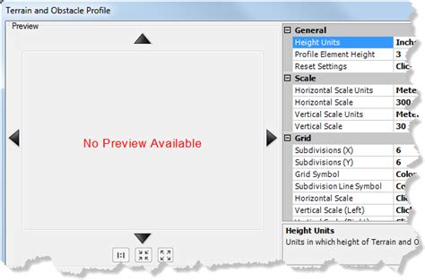 Defining The Terrain And Obstacle Profile Settings—arcmap Documentation